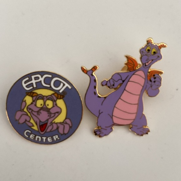 Accessories | Disney Epcot Center Figment Pins | Poshmark